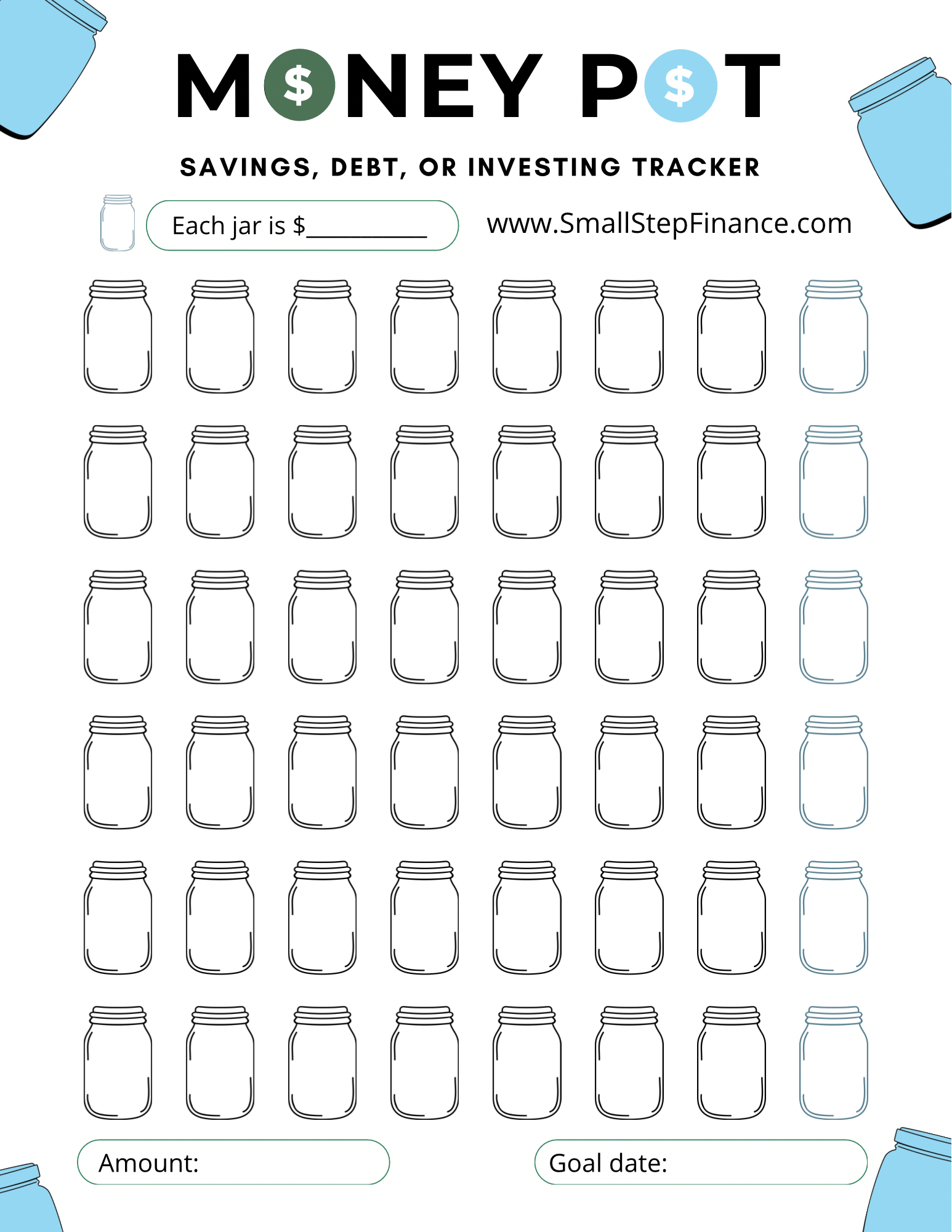 Use This Money Tracker Template To Accelerate Your Wealth – Small Step ...